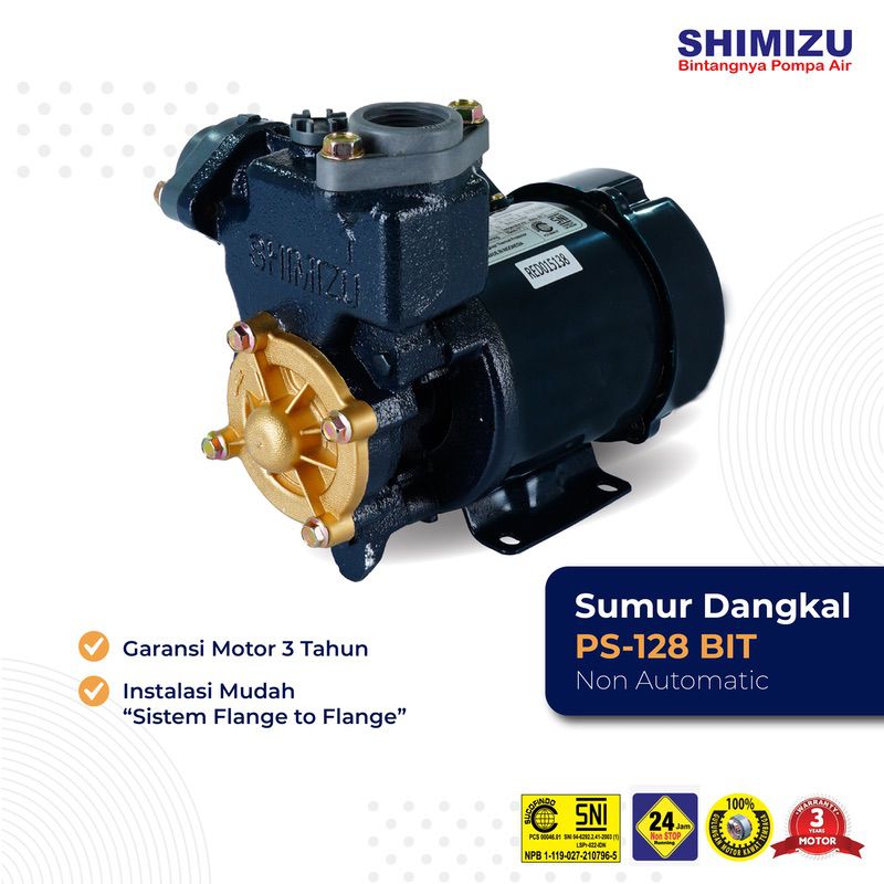 SHIMIZU PS-128 BIT NON AUTO POMPA AIR